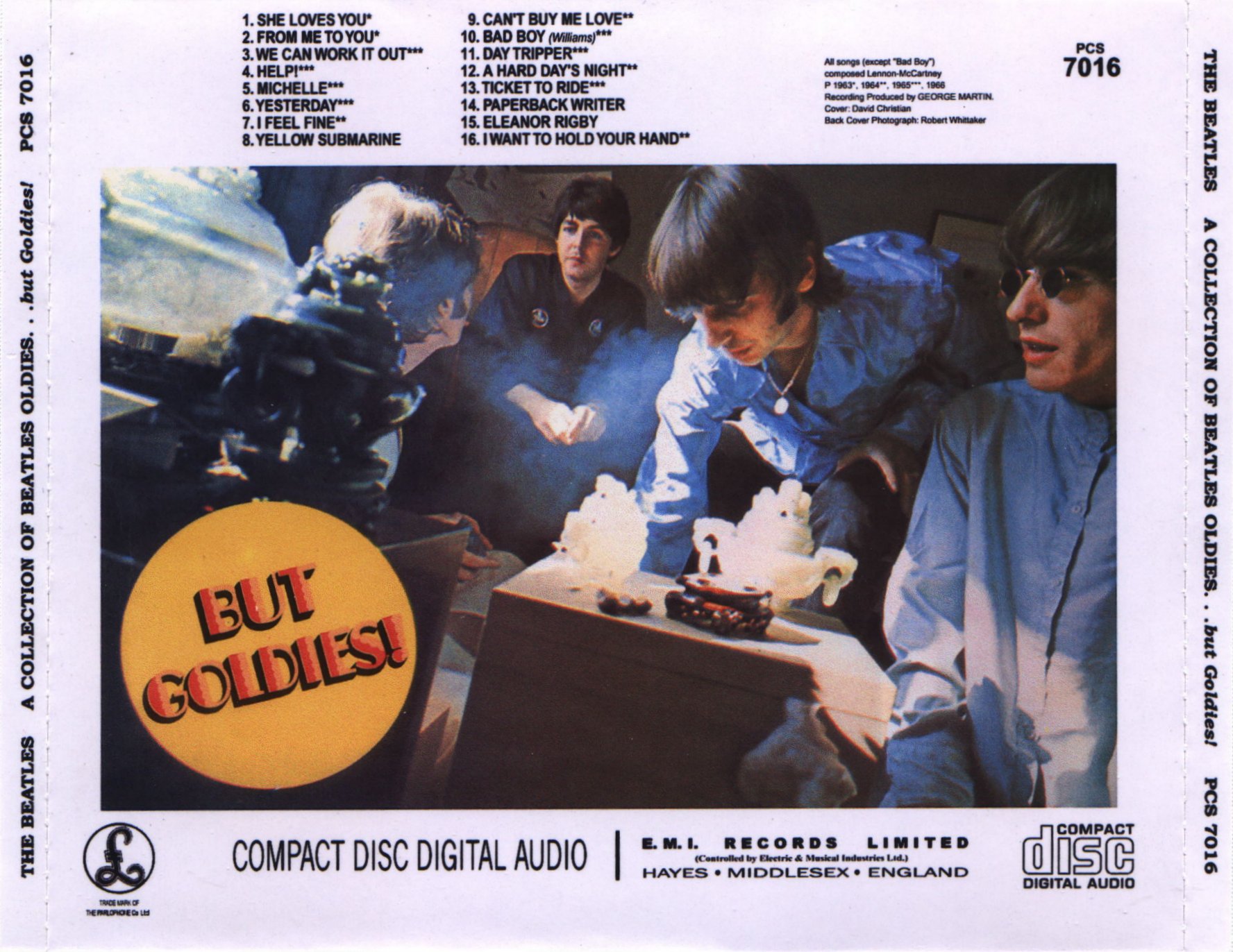 The Beatles A Collection Of Beatles Oldies : Back | CD Covers | Cover ...